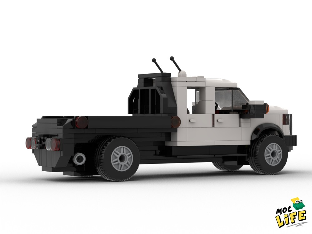 LEGO MOC Ford F-150 quad cab flat bed by MocLife | Rebrickable - Build ...