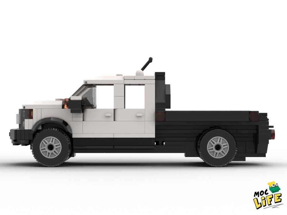 LEGO MOC Ford F-150 quad cab flat bed by MocLife | Rebrickable - Build ...