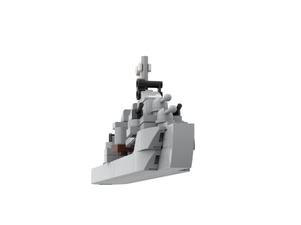 LEGO MOC Fletcher class destroyer by battleshipbricks | Rebrickable ...