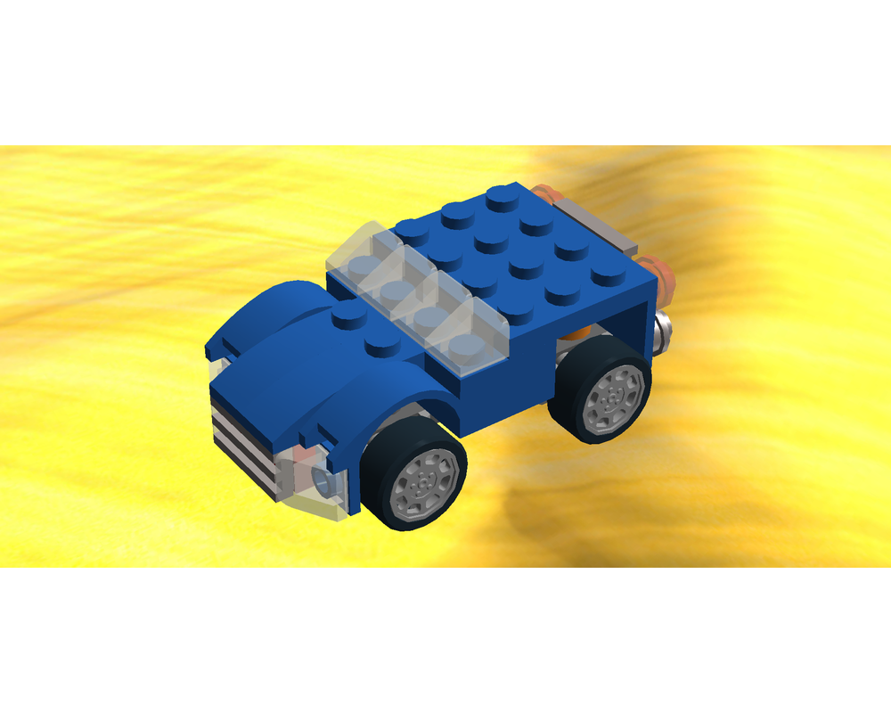 LEGO MOC-7589 31027 alternate Blue Car (Creator > Basic Model > Race ...