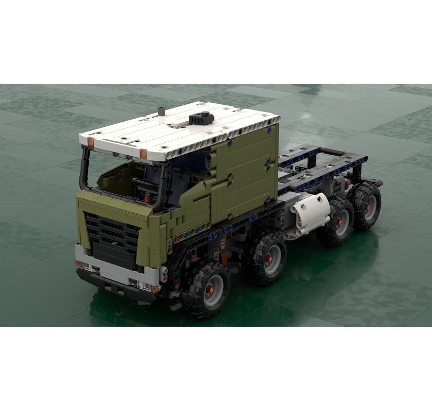 LEGO MOC RC 8x8 Off Road Truck by Goro | Rebrickable - Build with LEGO