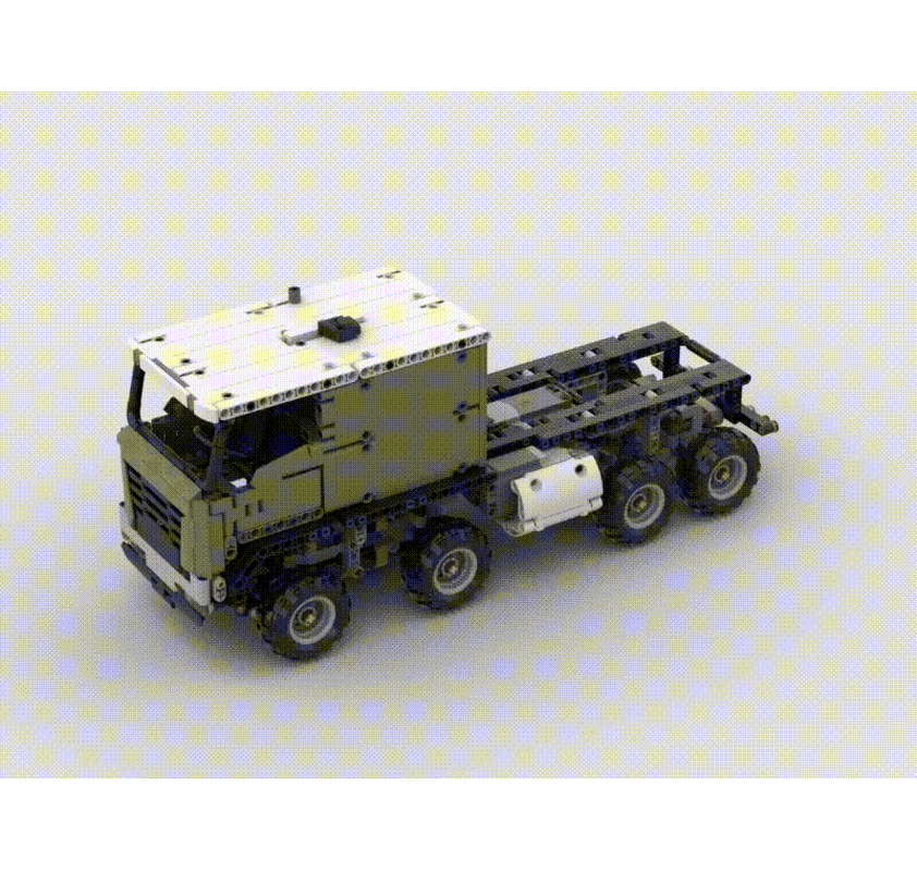 LEGO MOC RC 8x8 Off Road Truck by Goro | Rebrickable - Build with LEGO