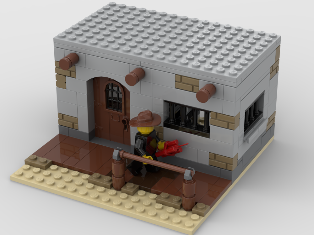 LEGO MOC Western Jail by Makary | Rebrickable - Build with LEGO