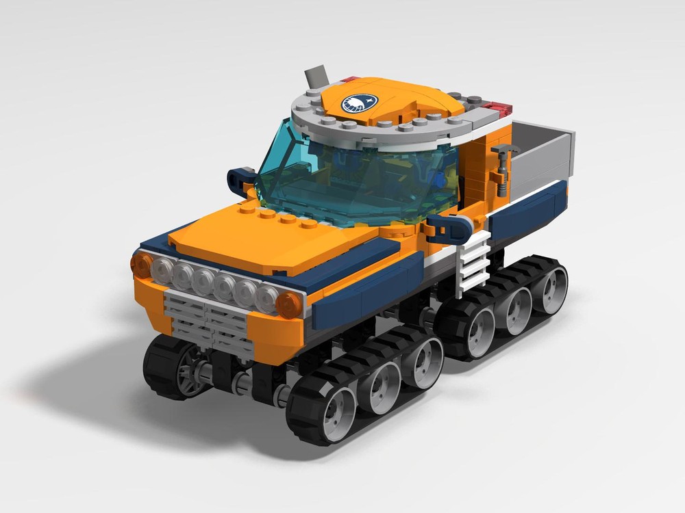 Lego Moc Arctic Pickup By Silenfu Rebrickable Build With Lego