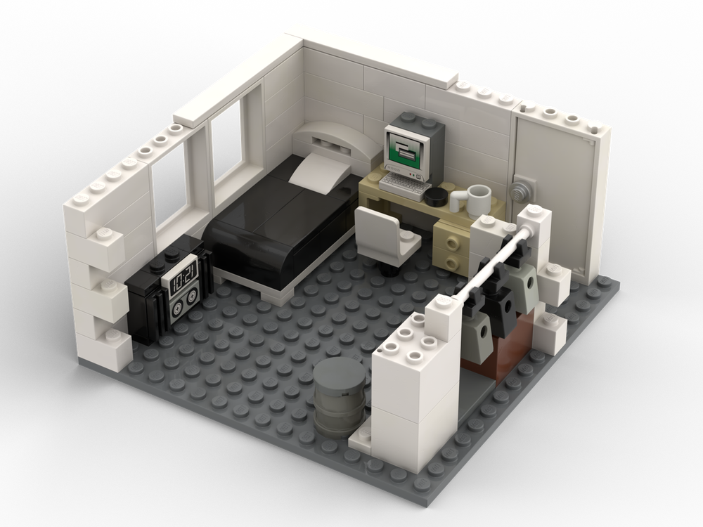 LEGO MOC Modern Neutral Bedroom by herobrinebacon | Rebrickable - Build ...