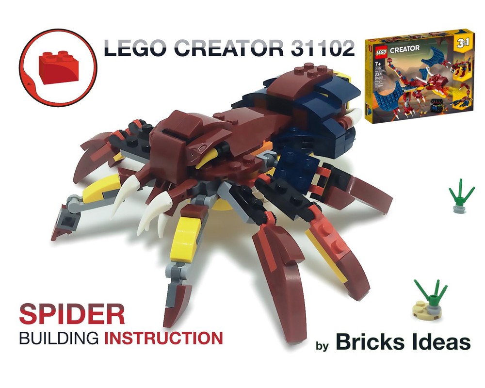 LEGO MOC 7 in 1 - Animals - Lego Creator 31102 MOCs by Bricks Ideas ...