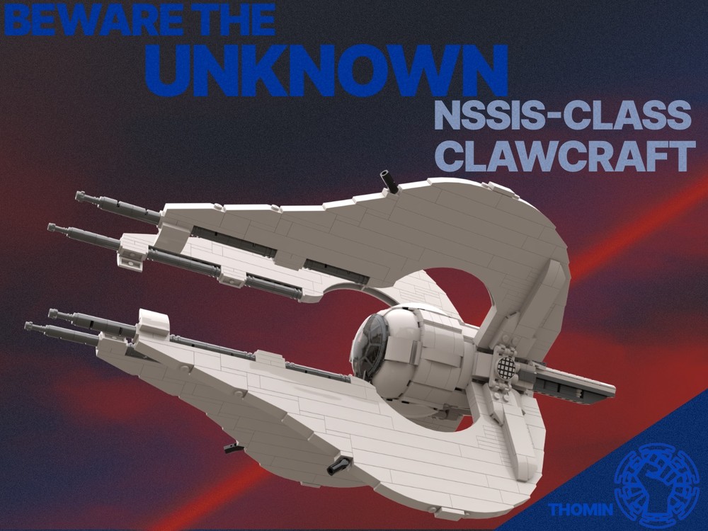 LEGO MOC Nssis-Class Clawcraft (white) by thomin | Rebrickable - Build ...