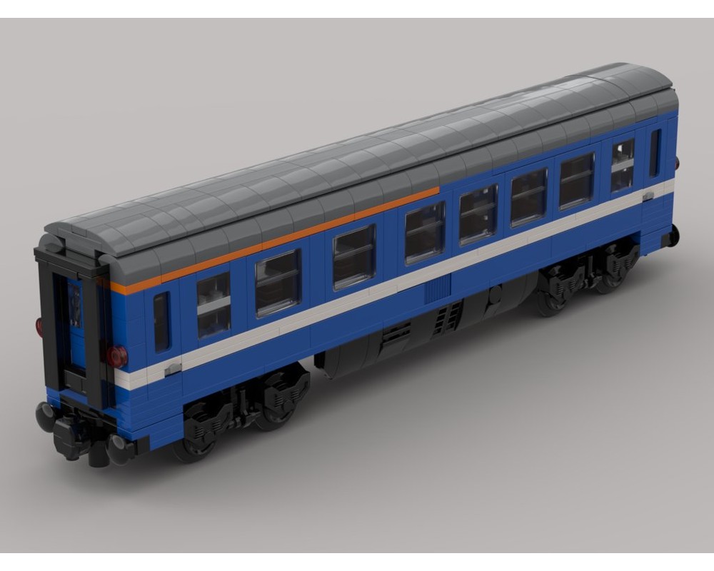 LEGO MOC First and second class Eurofima wagon ABvmz from the German ...