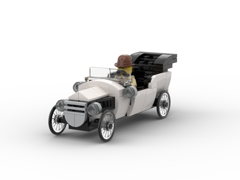LEGO MOC Little classics #6 - White car by BrickAA | Rebrickable ...
