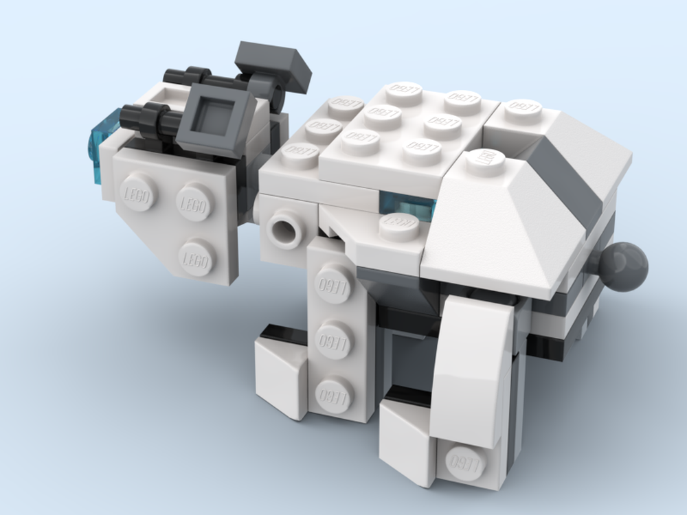 LEGO MOC 30591 Polar Bear by thekitchenscientist | Rebrickable - Build ...