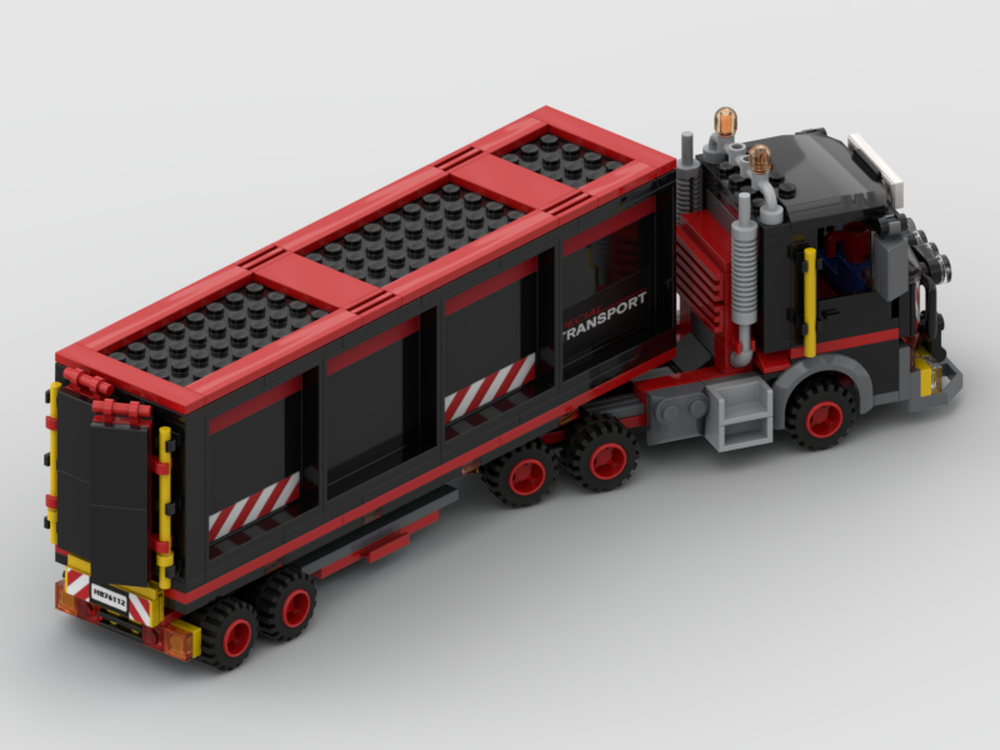 LEGO MOC Special Transport Semi Truck by HaulingBricks | Rebrickable ...