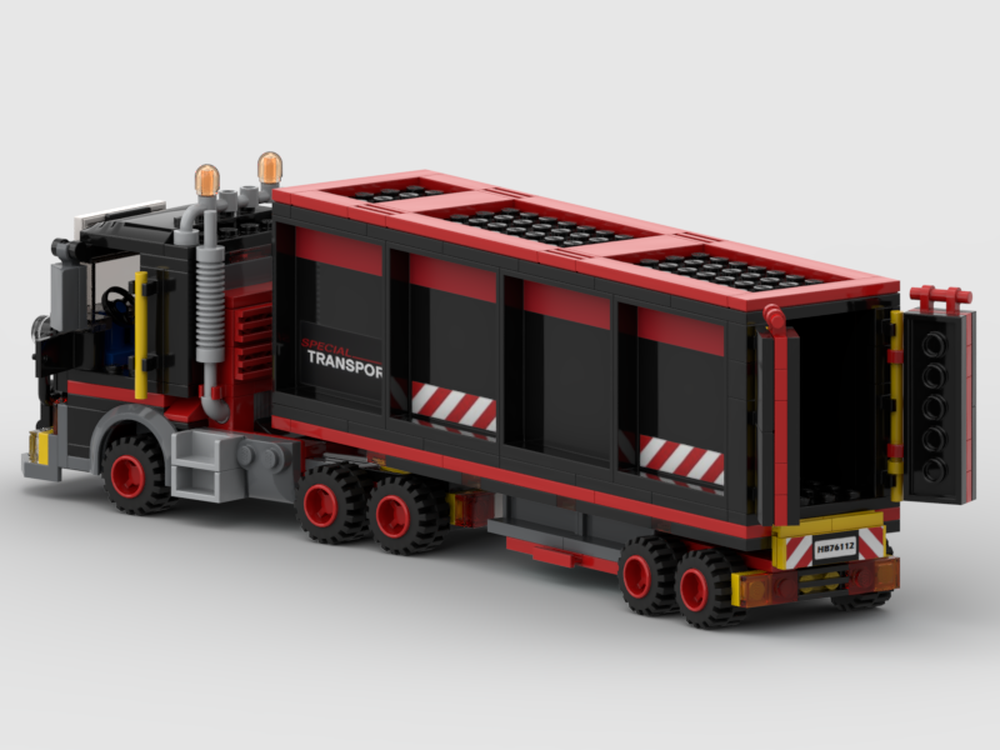 LEGO MOC Special Transport Semi Truck by HaulingBricks | Rebrickable ...