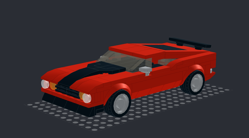 LEGO MOC 1972 Ford Mustang Mach 1 by KineticKit | Rebrickable - Build ...