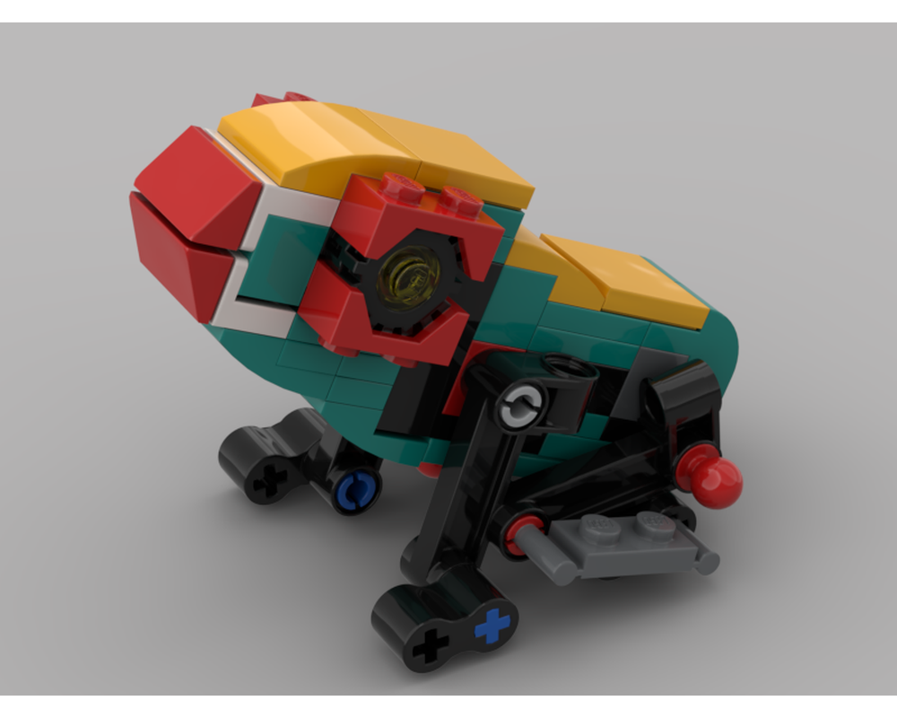 LEGO MOC Monster Frog by Dafeld | Rebrickable - Build with LEGO