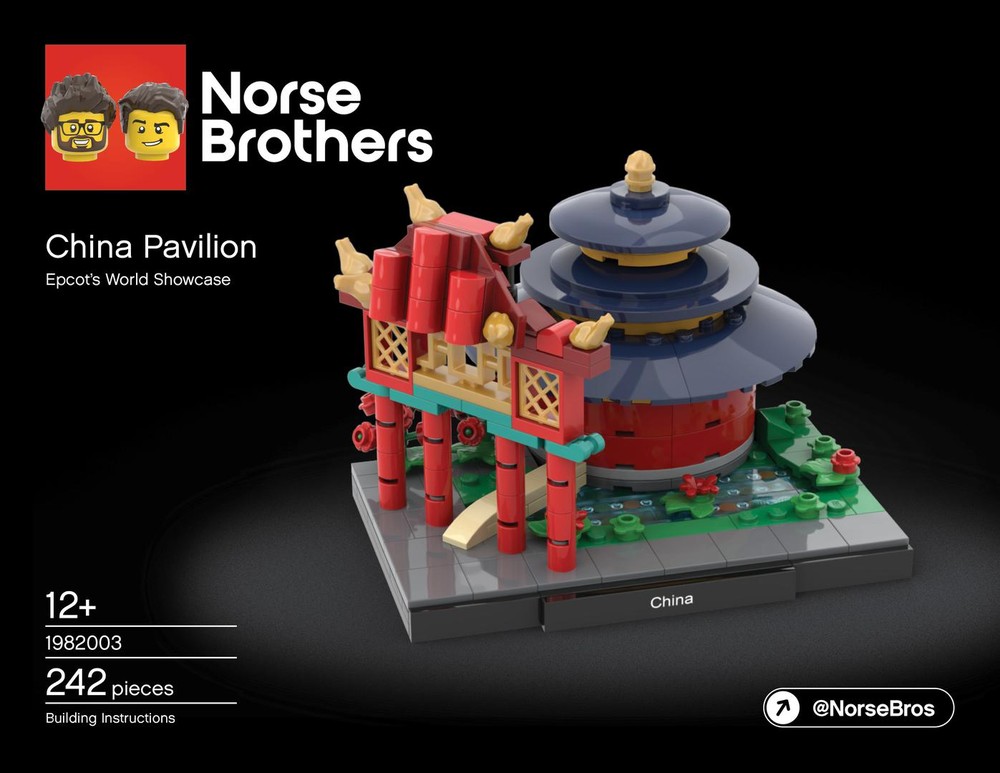 Lego Moc Epcot China By Norsebrothers Rebrickable Build With Lego