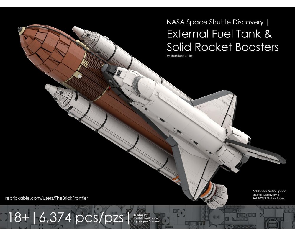 LEGO MOC NASA Space Shuttle Discovery (10283) - External Fuel Tank ...