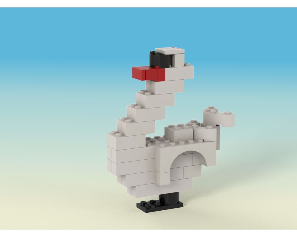 LEGO MOC 6374 Swan by se1977 | Rebrickable - Build with LEGO