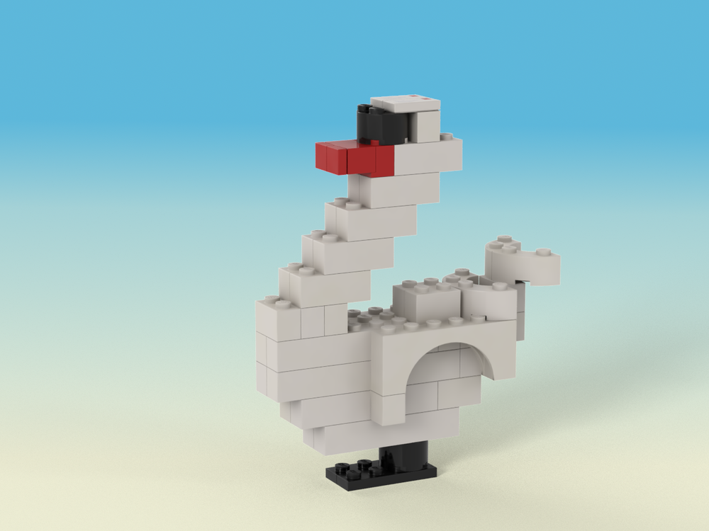 LEGO MOC 6374 Swan by se1977 | Rebrickable - Build with LEGO