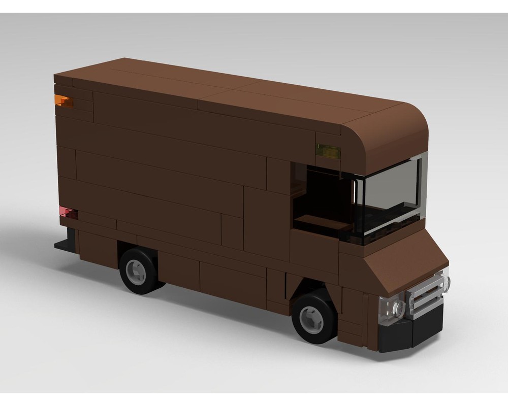 LEGO MOC UPS Van - 80s Classic Town by George Legoman | Rebrickable ...