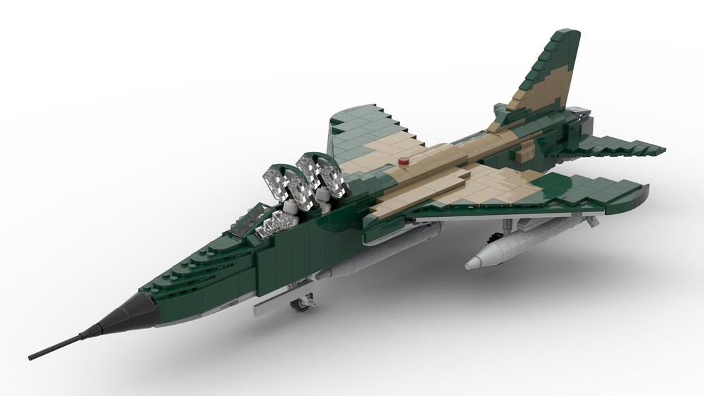 LEGO MOC F-105G Wild Weasel by brickdefense | Rebrickable - Build with LEGO