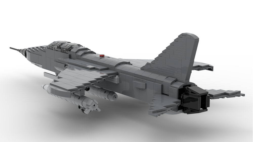 LEGO MOC F-105G Wild Weasel by brickdefense | Rebrickable - Build with LEGO