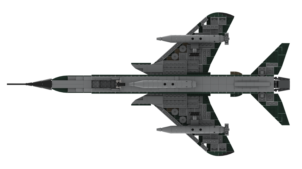 LEGO MOC F-105G Wild Weasel by brickdefense | Rebrickable - Build with LEGO
