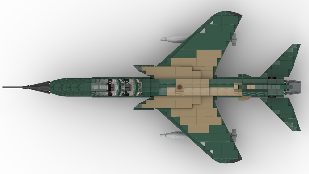 LEGO MOC F-105G Wild Weasel by brickdefense | Rebrickable - Build with LEGO