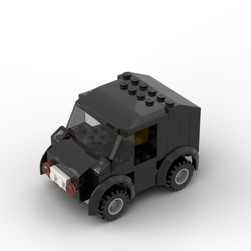 LEGO MOC Black Car by MaJo-Club | Rebrickable - Build with LEGO