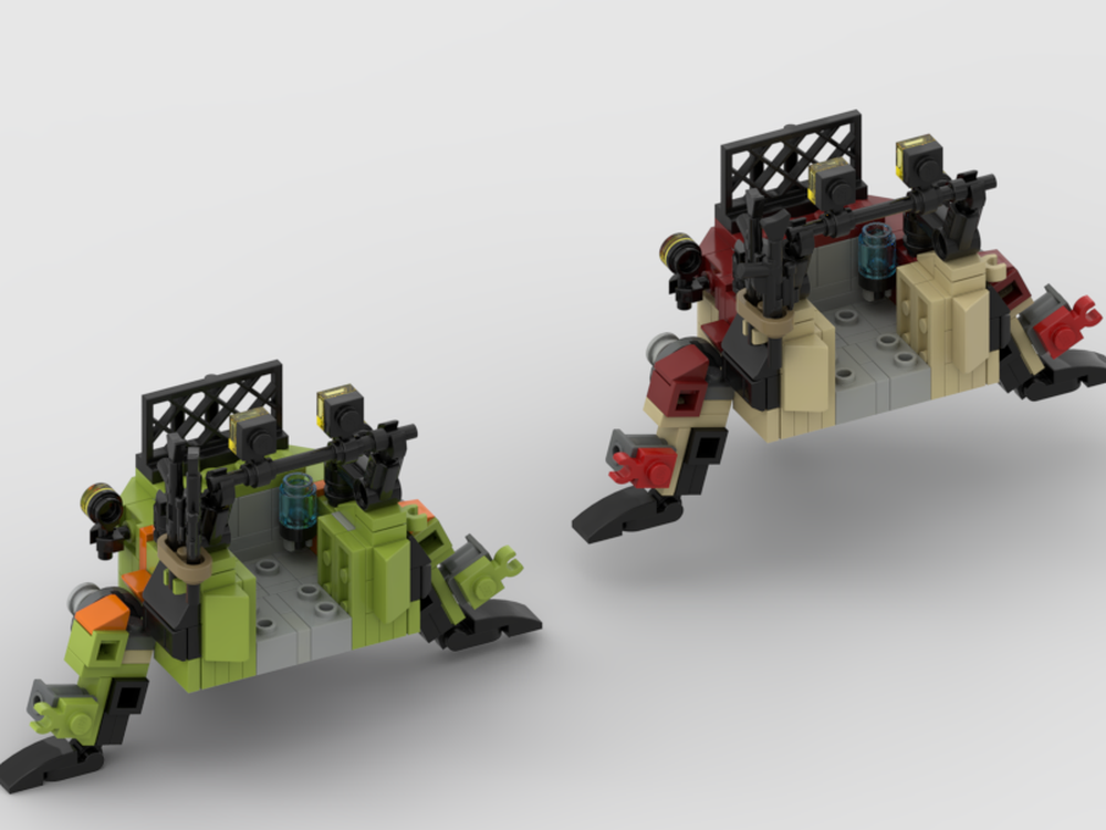 LEGO MOC MSP-80 Trandoshan Hover Pod by Grisbee | Rebrickable - Build ...