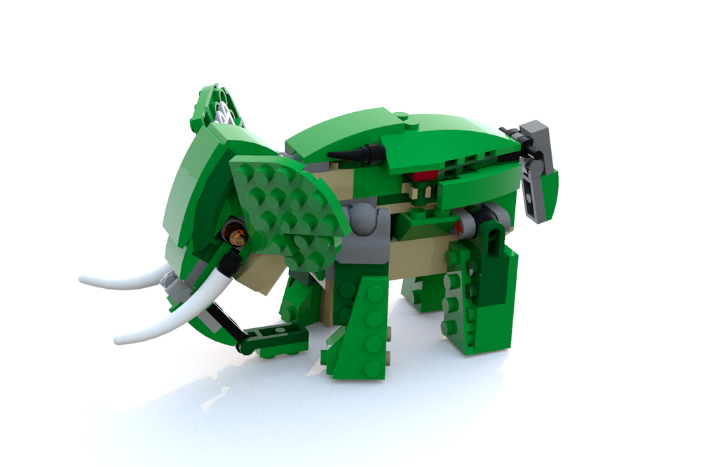 LEGO MOC 31058 Elephant by Nequmodiva | Rebrickable - Build with LEGO