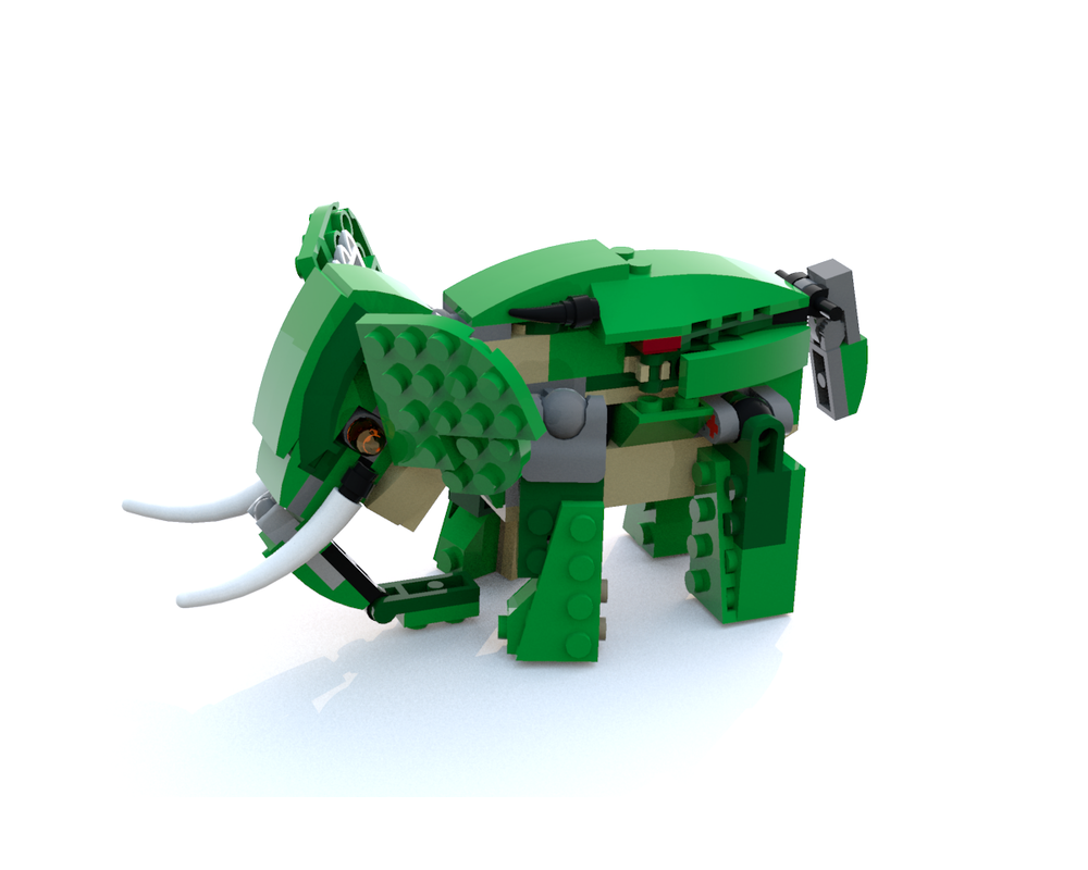 LEGO MOC 31058 Elephant by Nequmodiva | Rebrickable - Build with LEGO