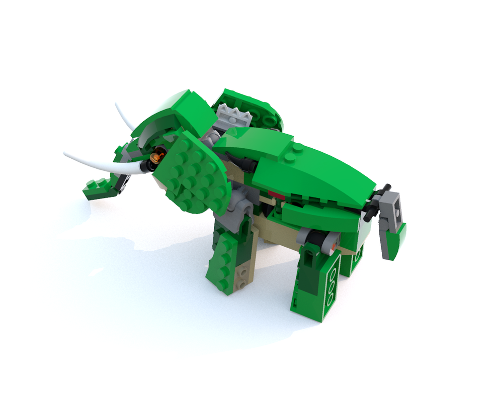 LEGO MOC 31058 Elephant by Nequmodiva | Rebrickable - Build with LEGO