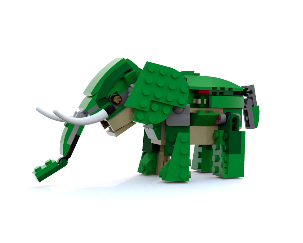 LEGO MOC 31058 Elephant by Nequmodiva | Rebrickable - Build with LEGO