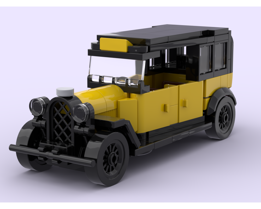 LEGO MOC Yellow Cab Taxi by Brickin Tom | Rebrickable - Build with LEGO