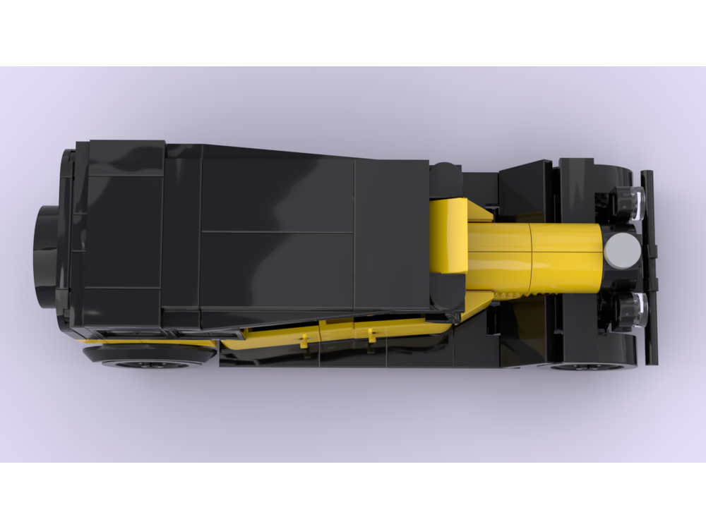 LEGO MOC Yellow Cab Taxi by Brickin Tom | Rebrickable - Build with LEGO