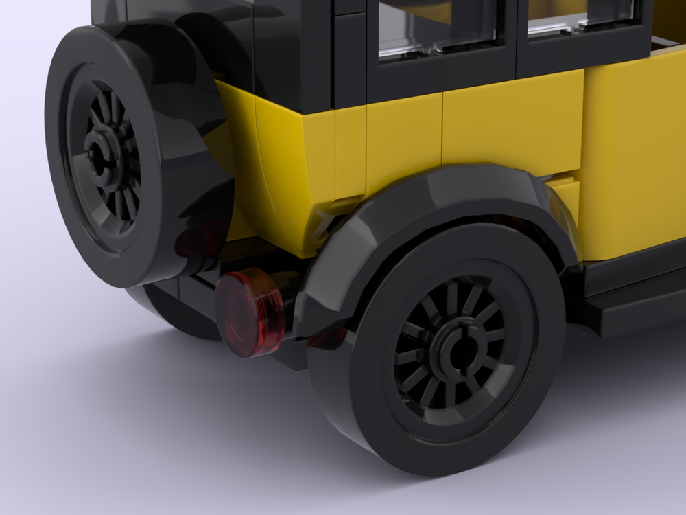 LEGO MOC Yellow Cab Taxi by Brickin Tom | Rebrickable - Build with LEGO