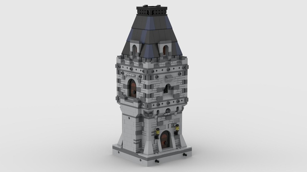 LEGO MOC-76317 Mini-Medieval-Modulars 32 - "T-Wall Watchtower" by ...