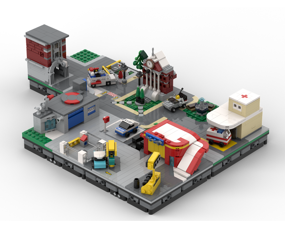 LEGO MOC Mobile City Suburban House Playset by brickotronic ...