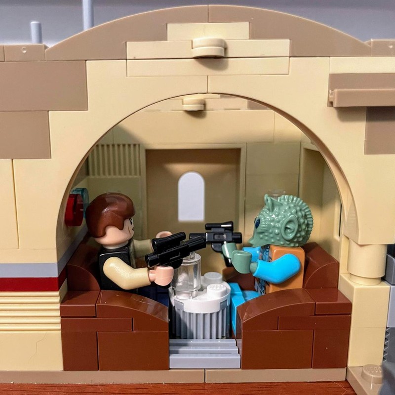 LEGO MOC Cantina 75052 MOC for Flat Display by Vanto | Rebrickable ...