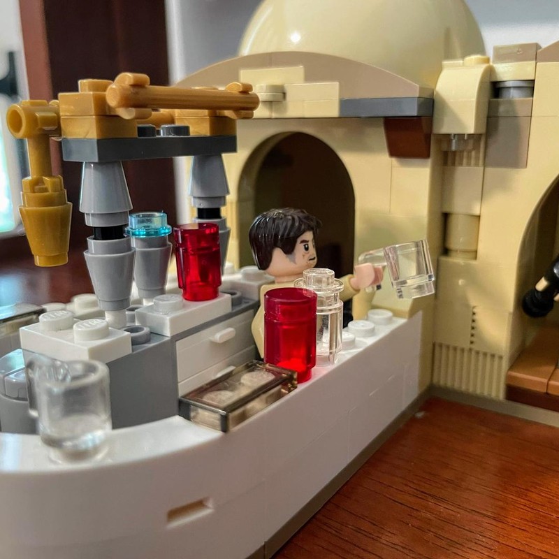 LEGO MOC Cantina 75052 MOC for Flat Display by Vanto | Rebrickable ...