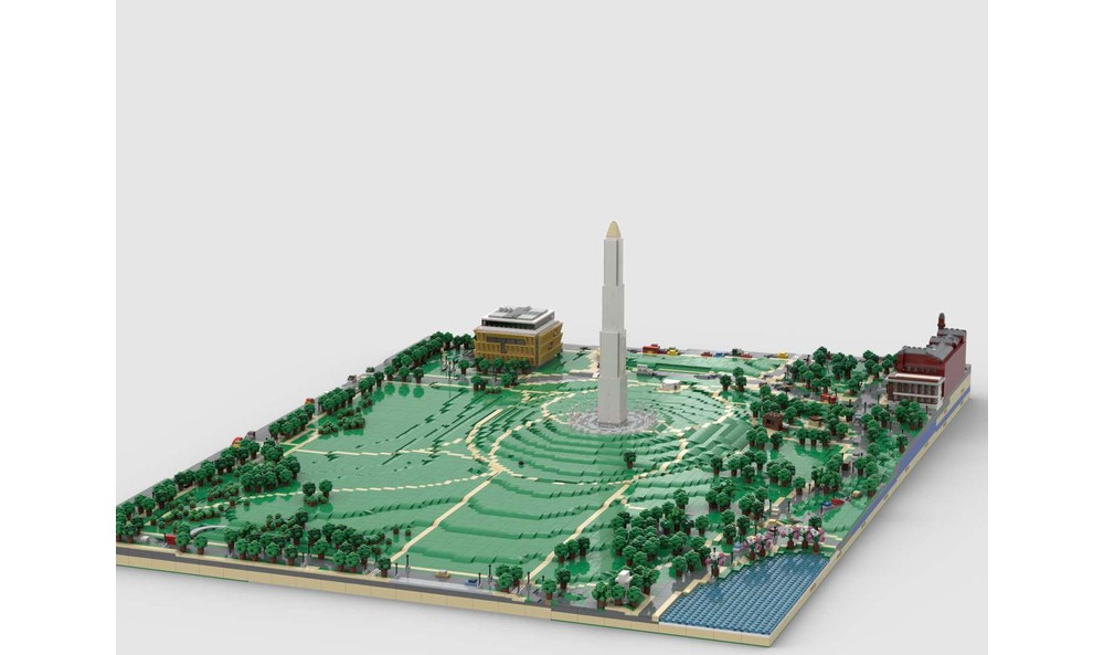 LEGO MOC wrtylers Washington Monument Grounds by FunnyTacoBunny ...