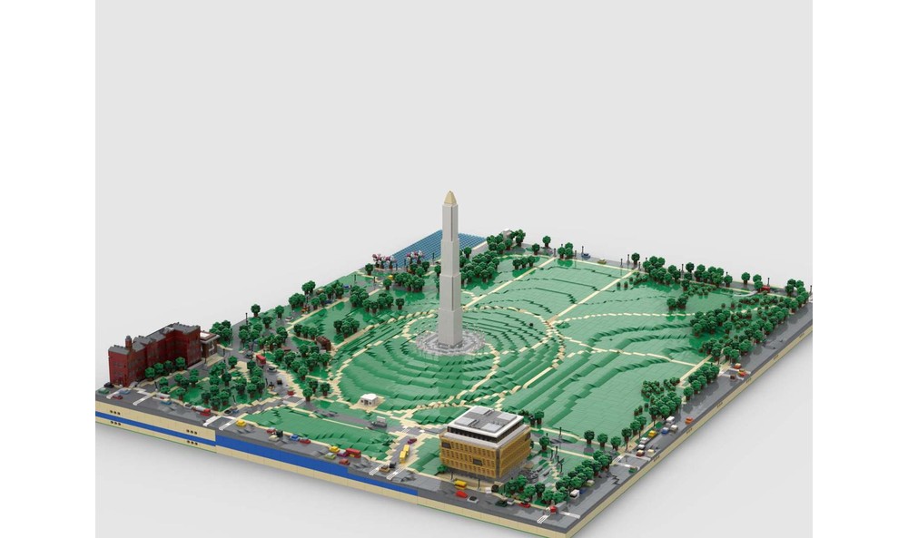 LEGO MOC wrtylers Washington Monument Grounds by FunnyTacoBunny ...