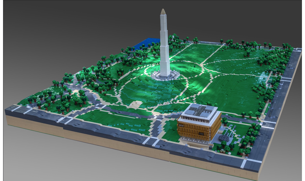 LEGO MOC wrtylers Washington Monument Grounds by FunnyTacoBunny ...