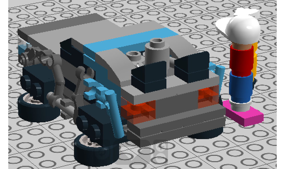 LEGO MOC 1982 DeLorean DMC-12 Hover Mode BTTF2 by HATNAN | Rebrickable ...