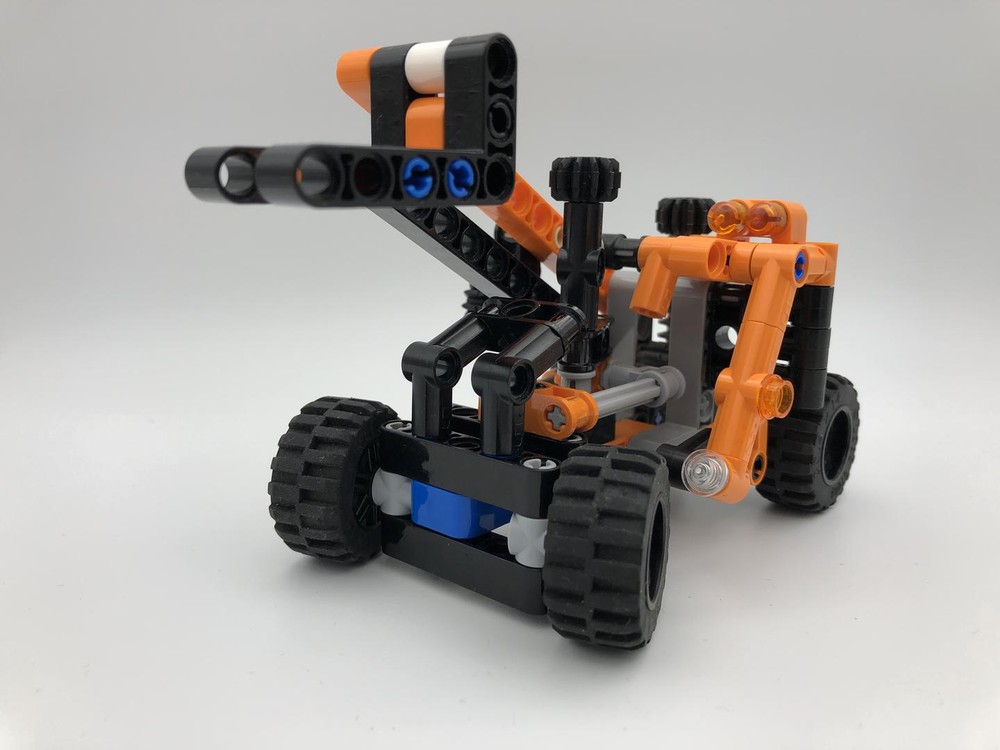LEGO MOC Telehandler (Forklift) by GerritvdG | Rebrickable - Build with ...