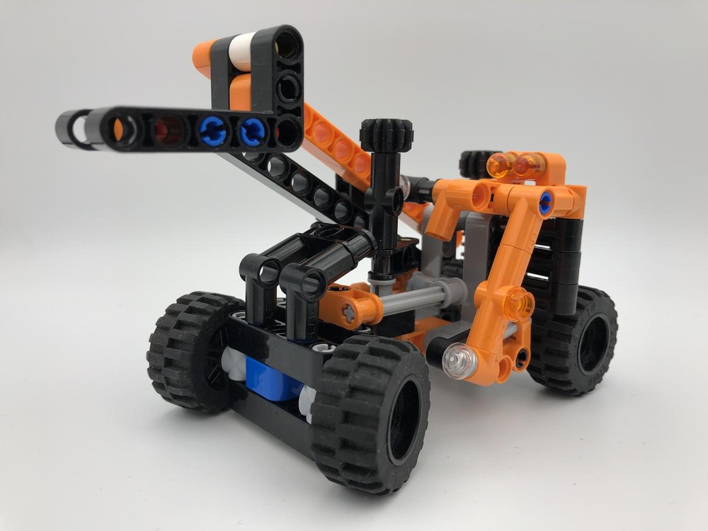 LEGO MOC Telehandler (Forklift) by GerritvdG | Rebrickable - Build with ...