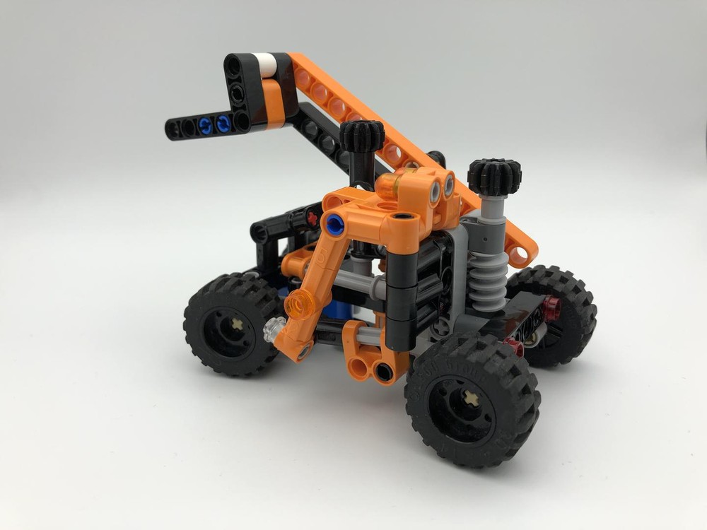 LEGO MOC Telehandler (Forklift) by GerritvdG | Rebrickable - Build with ...