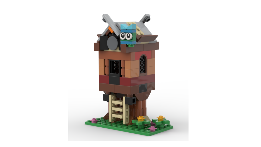 Lego Moc 10698 Baba Yaga`s Hut By Lenarex Rebrickable Build With Lego