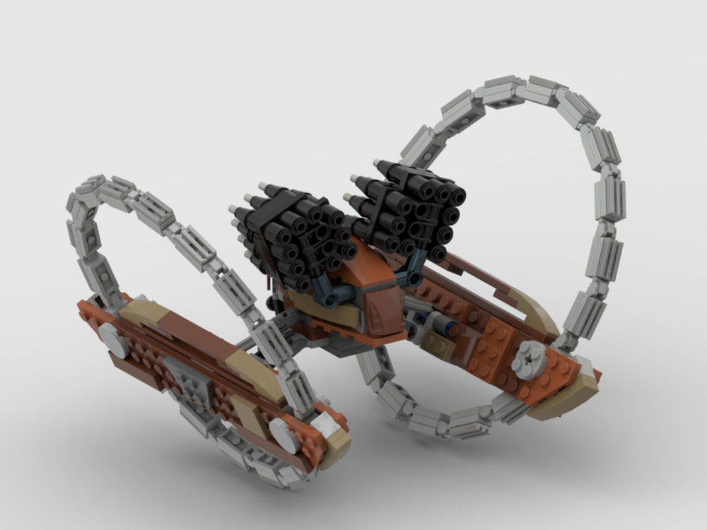 LEGO MOC-76384 IG-227 Hailfire Droid (Geonosis color scheme) by Grisbee ...