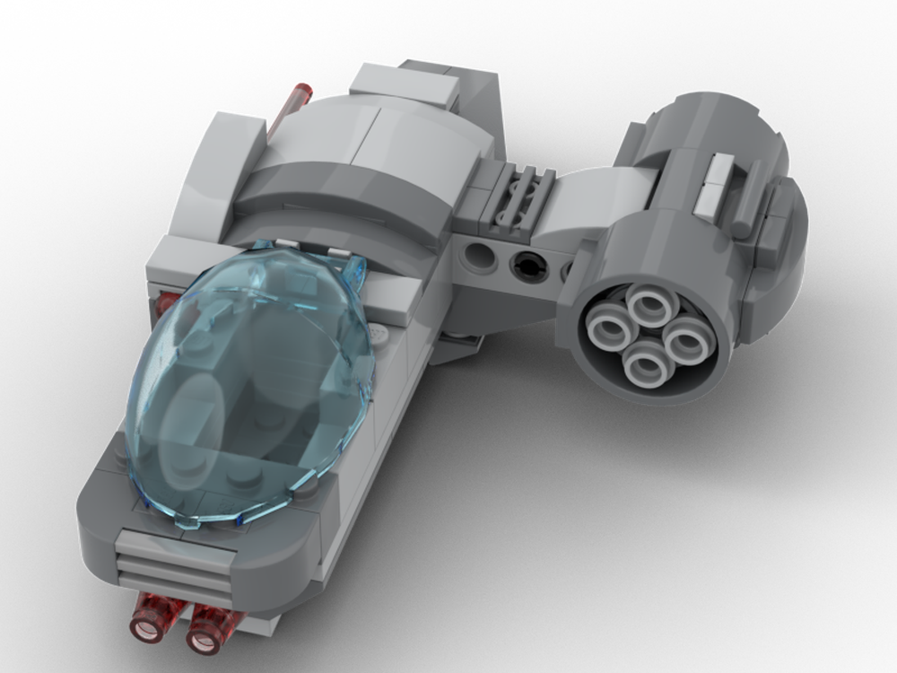 LEGO MOC P-Wing Starfighter by gabe1cragger | Rebrickable - Build with LEGO